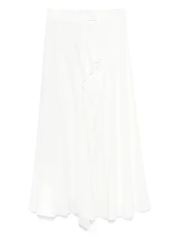 DE SANTIS Draped Midi Skirt