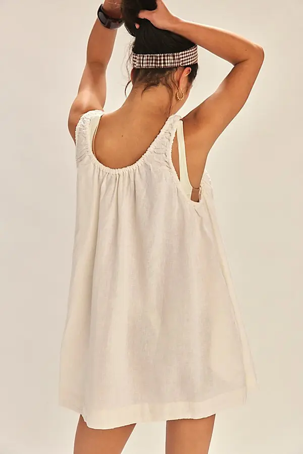 chinese dress ladies PEONOCEA Linen Dress Women Summer T Shirt Dress Free Sleeveless People  Cotton-Linen Mini Dress Beach Sun Dress with Pockets Black, Small at Amazon  Women's Clothing store