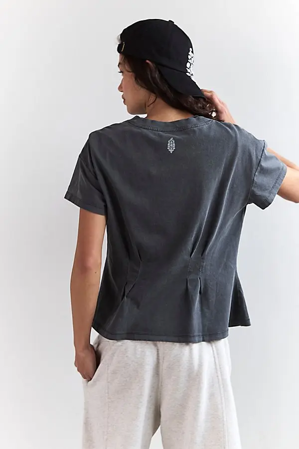Free People Mind Yourself Tee - Black