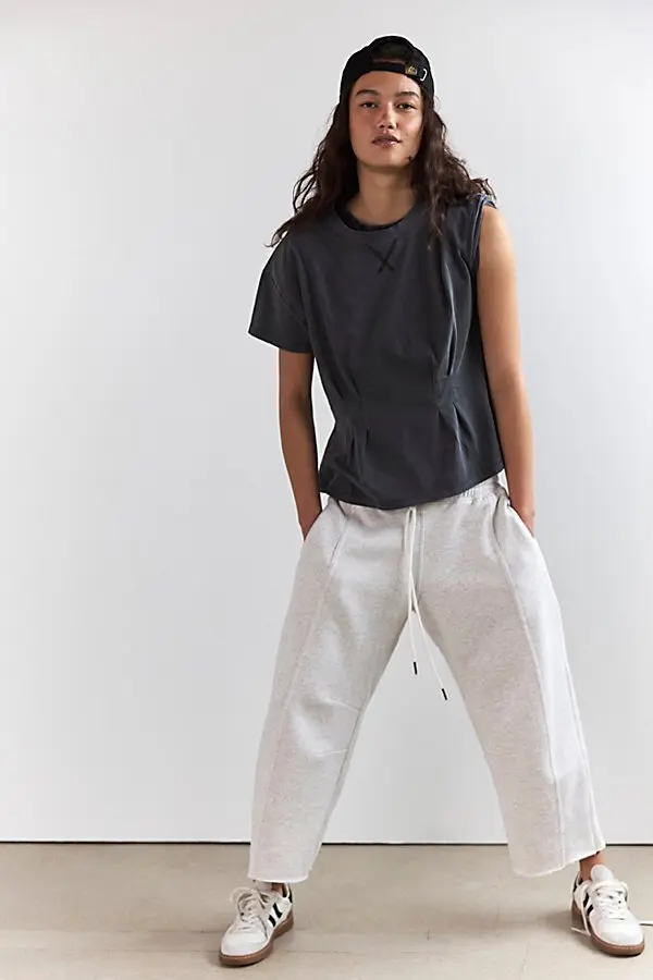 Free People Mind Yourself Tee - Black