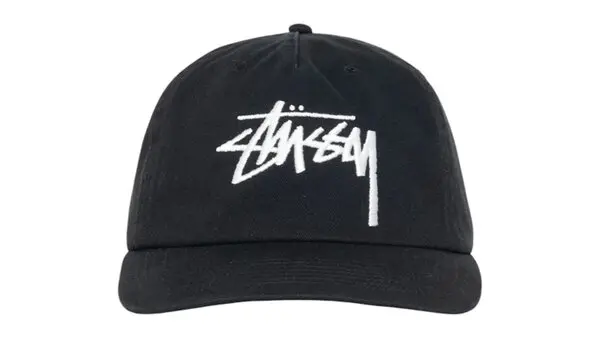 StÜssy Middepth Big Stock Snapback - Shadow Black