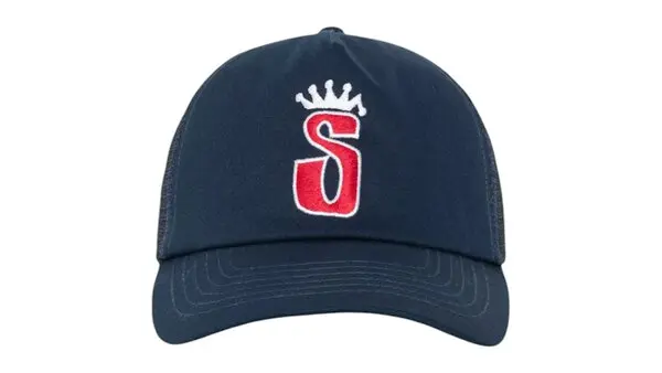 StÜssy Trucker S Crown Snapback - Navy Blue