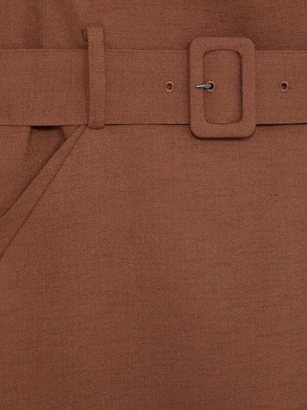 REISS Fia Belted Mini Dress