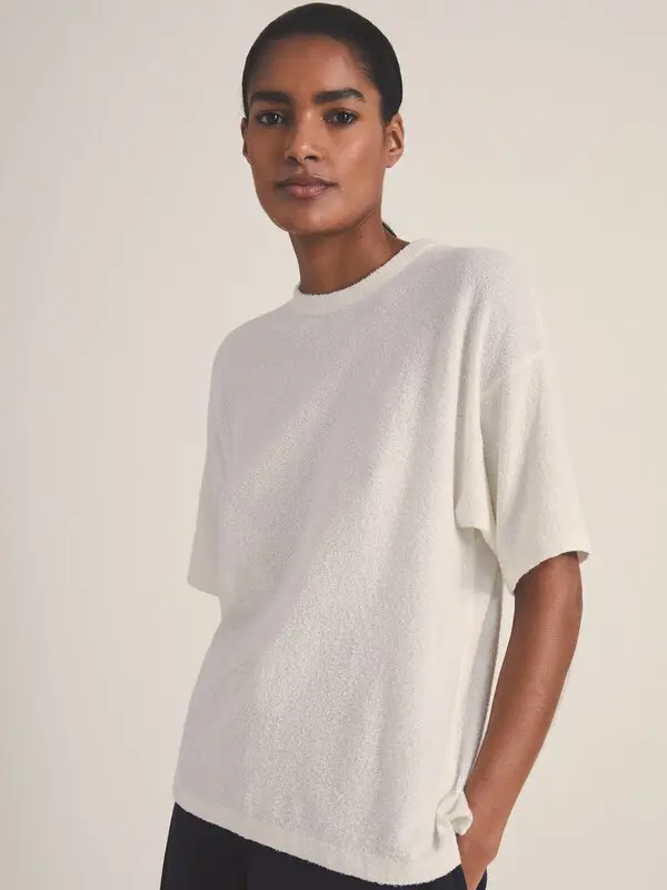 REISS Lowen Bouclé T-shirt