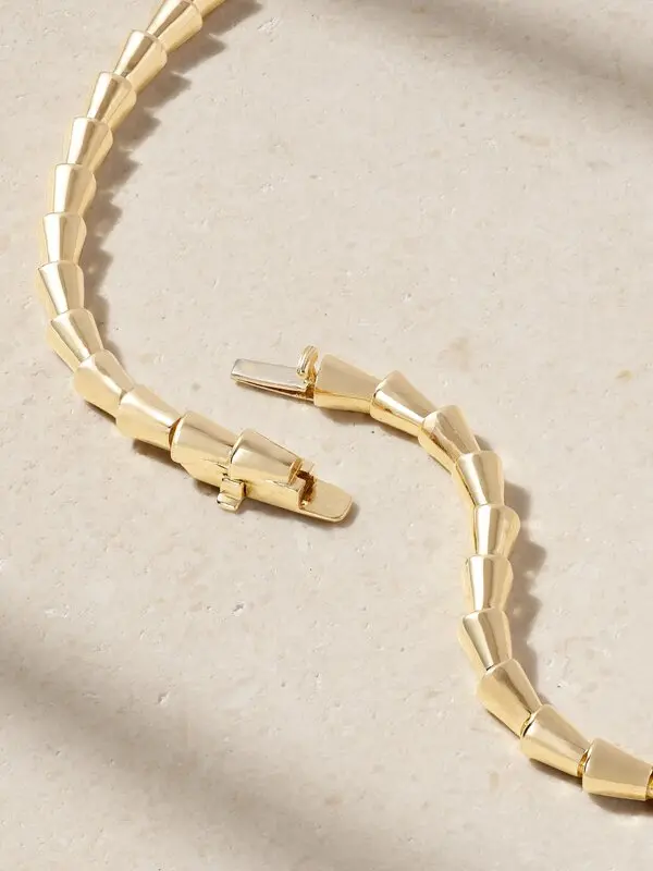 Shay Serpentine 18-karat Diamond And Garnet Necklace