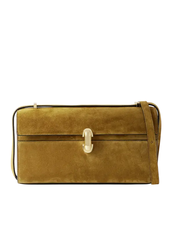 Savette Symmetry 26 Suede Shoulder Bag