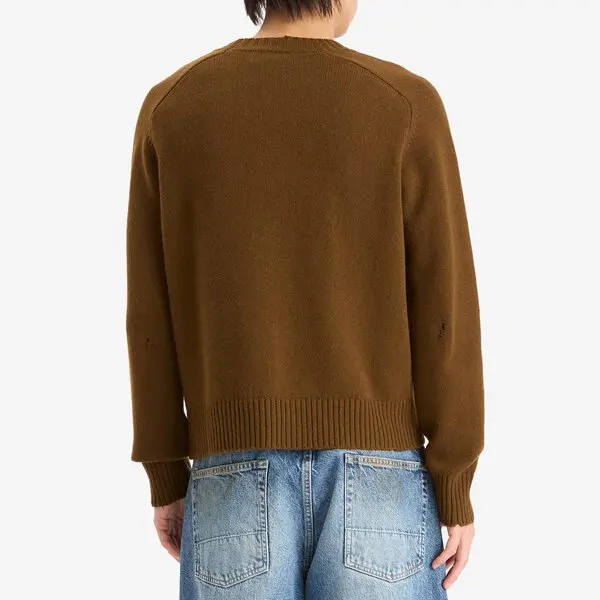 SECOND / LAYER Distressed Cashmere Jumper