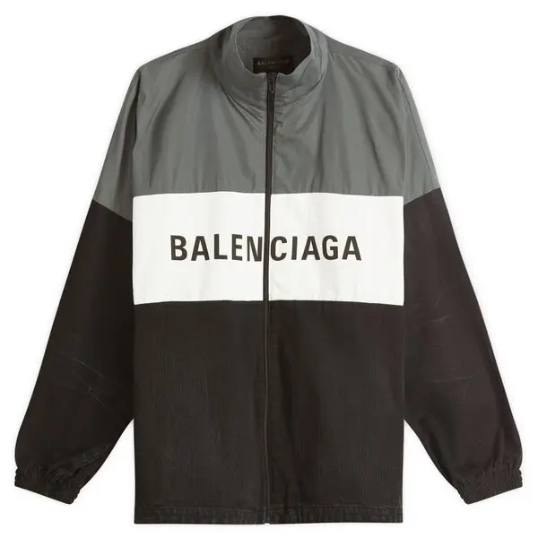 Balenciaga Denim Zip-up Jacket - Midnight