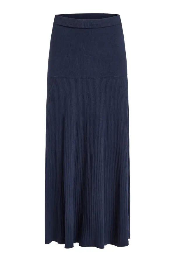 MARIE OLIVER Kaylan Maxi Skirt - Navy
