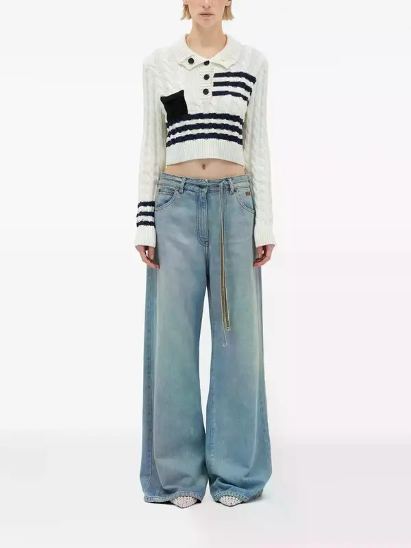 MSGM Cotton Straight Jeans
