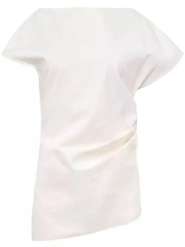 JW Anderson Asymmetric Draped Top - White
