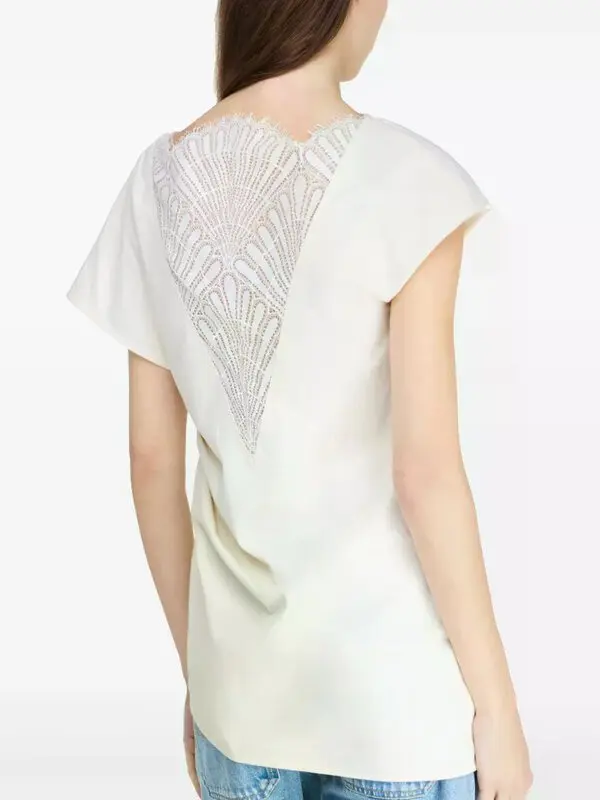 JW Anderson Asymmetric Draped Top - White