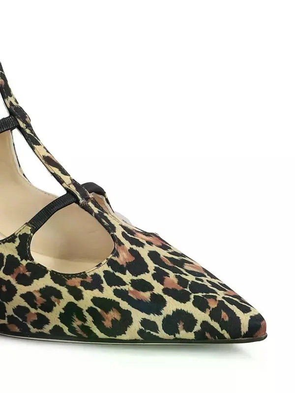 ANNA F. 50mm Leopard-print Pumps
