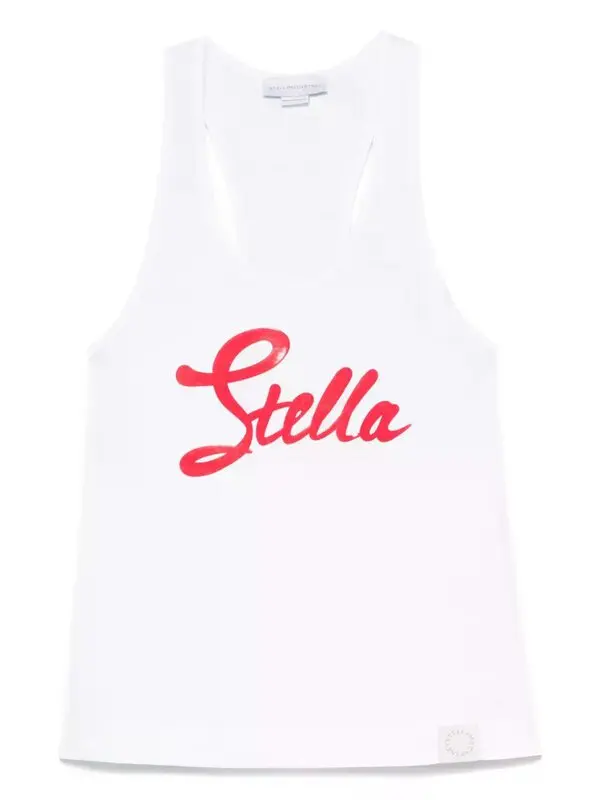 Stella McCartney Printed Tank Top - White