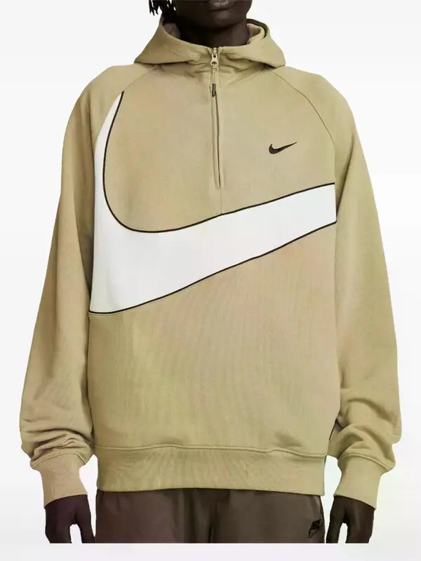 Nike Fleece Half-zip Hoodie - Green