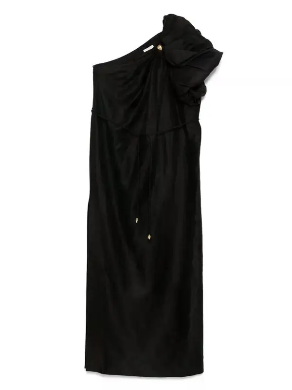 Aje Cira Midi Dress - Black - 70% Off | Editorialist