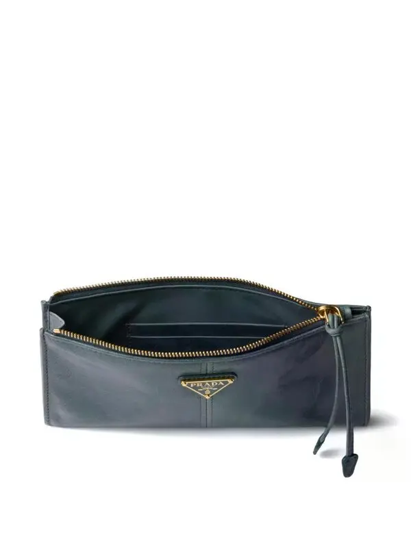 Prada Leather Wallet - Blue
