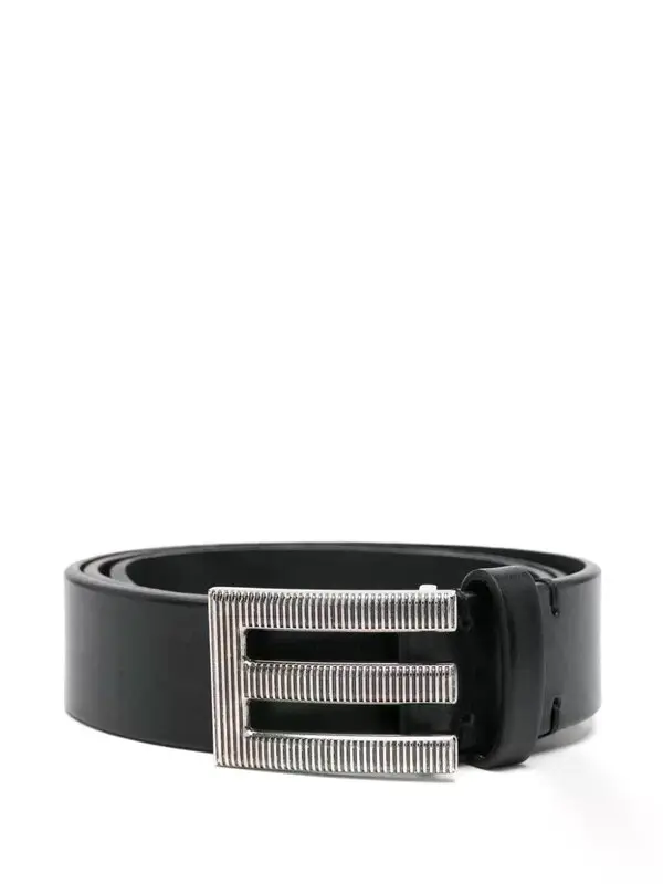 Etro Logo Buckle Belt - Black