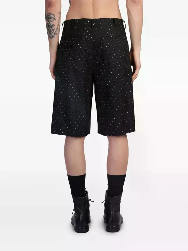 Comme Des Garçons Polka-dot Print Shorts