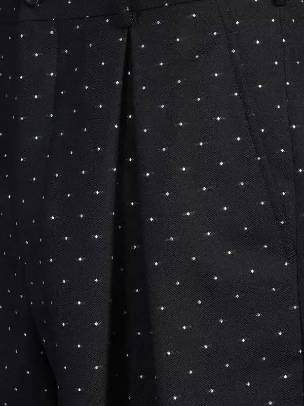 Comme Des Garçons Polka-dot Print Shorts