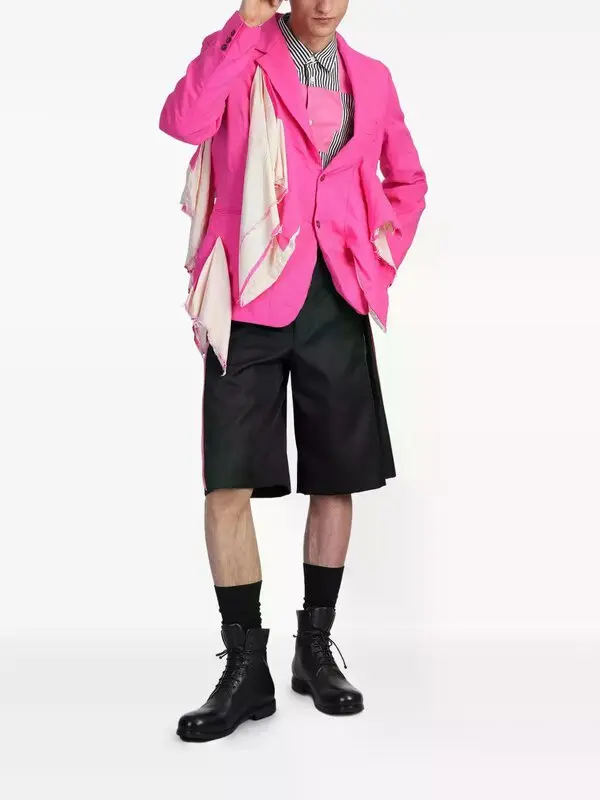 Comme Des Garçons Ruffle-detailing Blazer