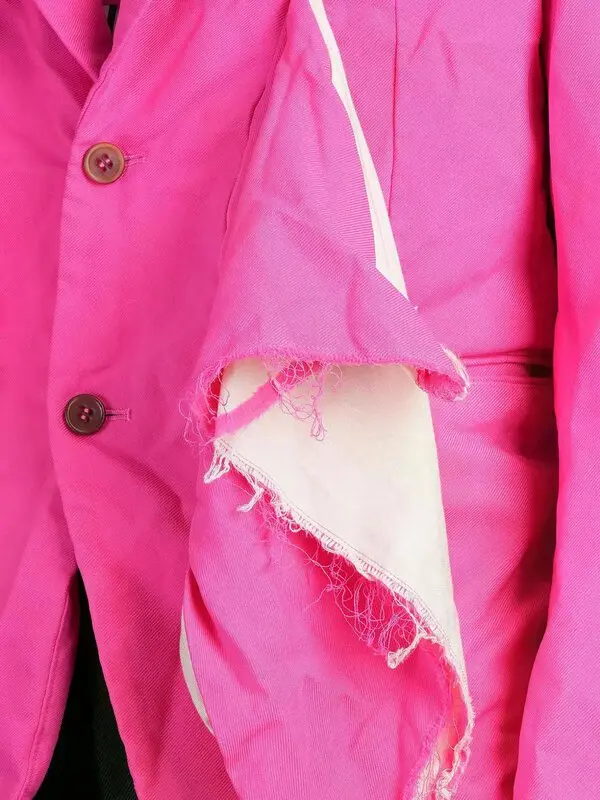 Comme Des Garçons Ruffle-detailing Blazer
