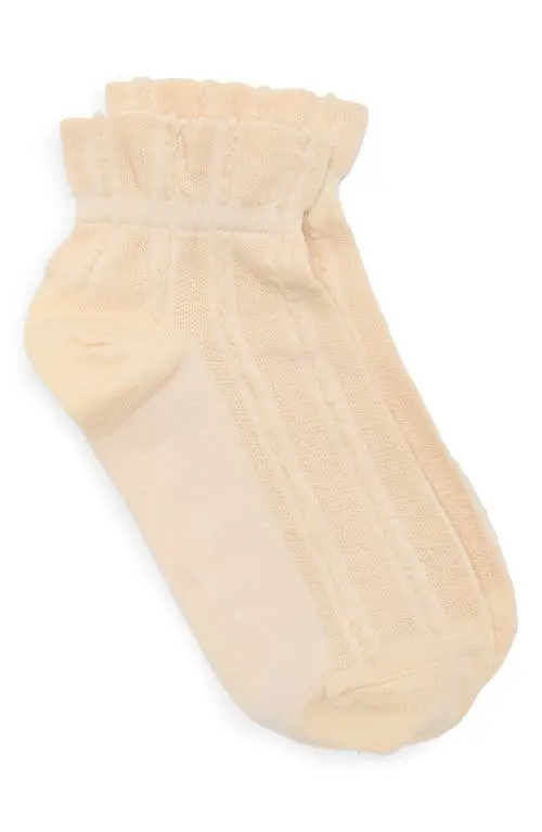CASA CLARA Dylan Crew Socks - Ivory