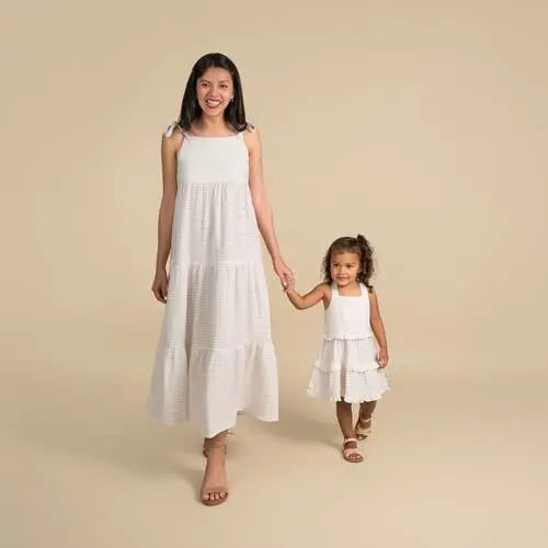 MODERN MOMENTS™ BY GERBER Mommy & Me Sun Dress - Tan Gingham