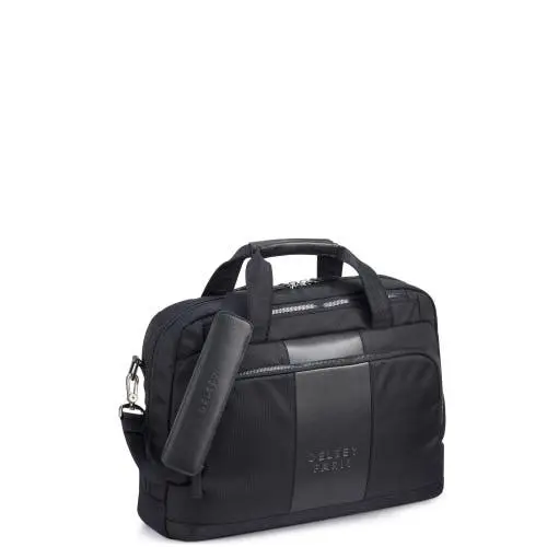 DELSEY PARIS Wagram Briefcase With 15.6" Laptop Sleeve - Black