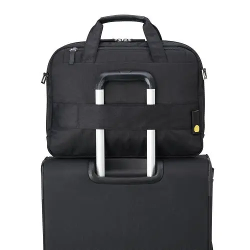 DELSEY PARIS Wagram Briefcase With 15.6" Laptop Sleeve - Black