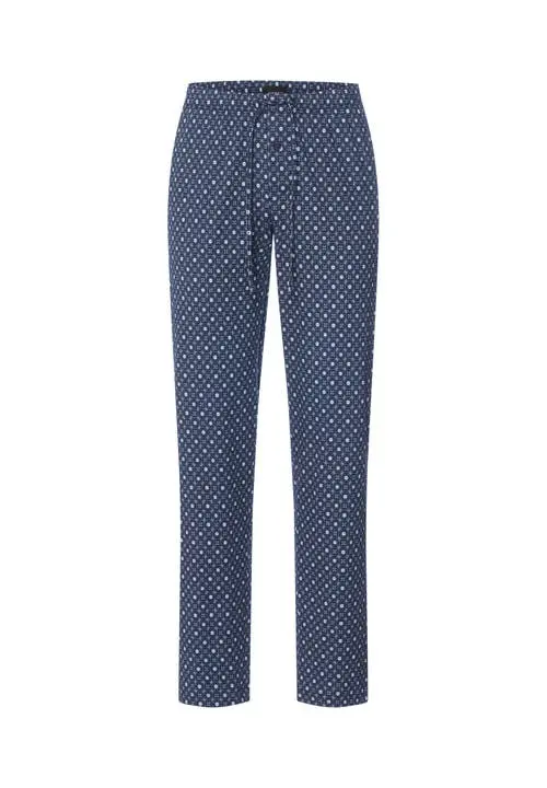 Hanro Night And Day Cotton Drawstring Pajama Pants - Squared Harmony