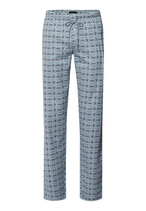 Hanro Night And Day Cotton Drawstring Pajama Pants - Tinted Mosaic