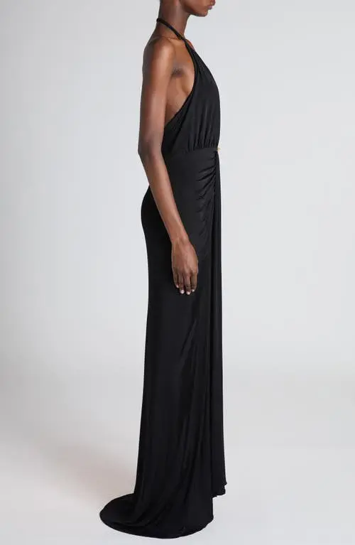 TOM FORD Plunge Halter Gown