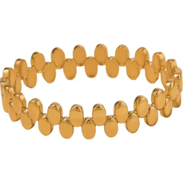 AKALIA Waterproof 18k Plated Dot Round Bracelet - Gold