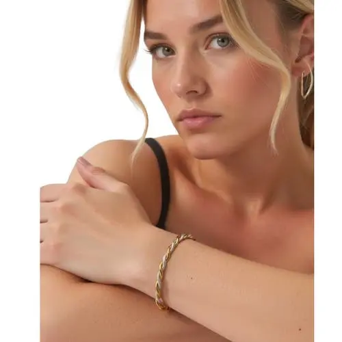 AKALIA Waterproof Twist Cuff Bracelet