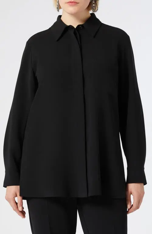 Marina Rinaldi Cady Button-up Shirt
