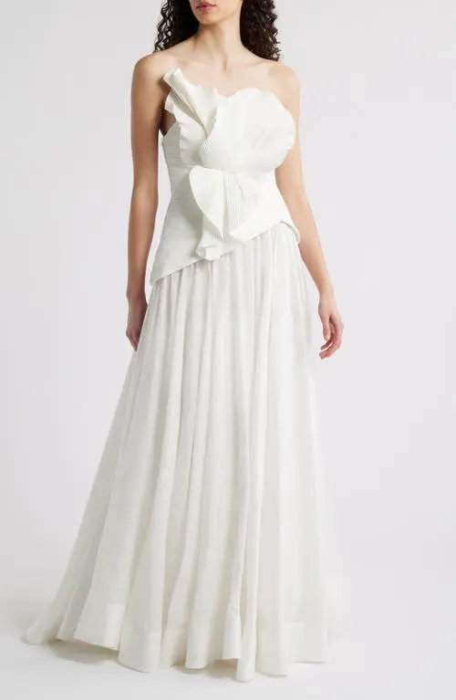Acler Sageston Strapless Gown