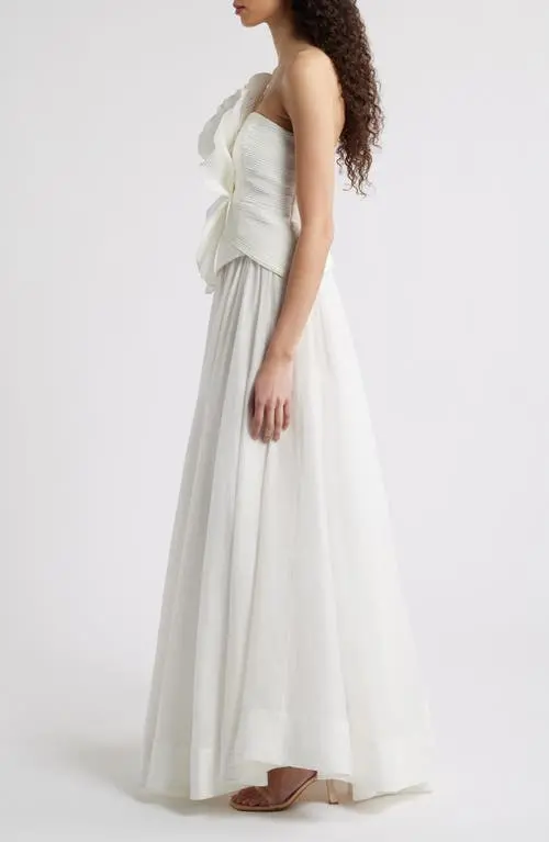 Acler Sageston Strapless Gown
