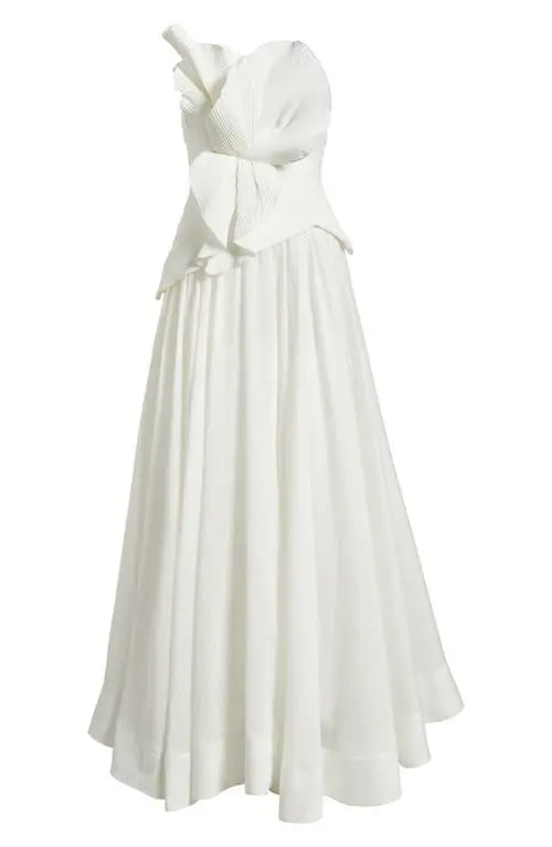 Acler Sageston Strapless Gown