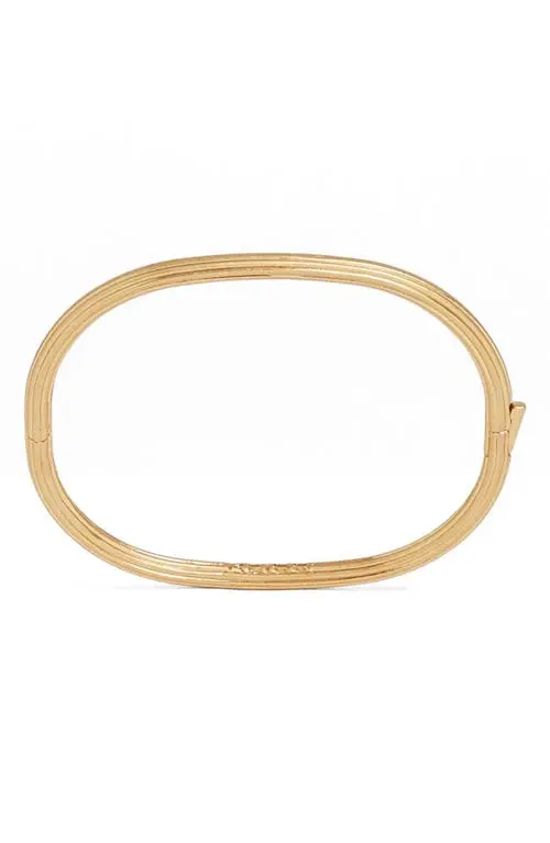 REISS Claudia Contour Hinged Bangle - Gold Tone