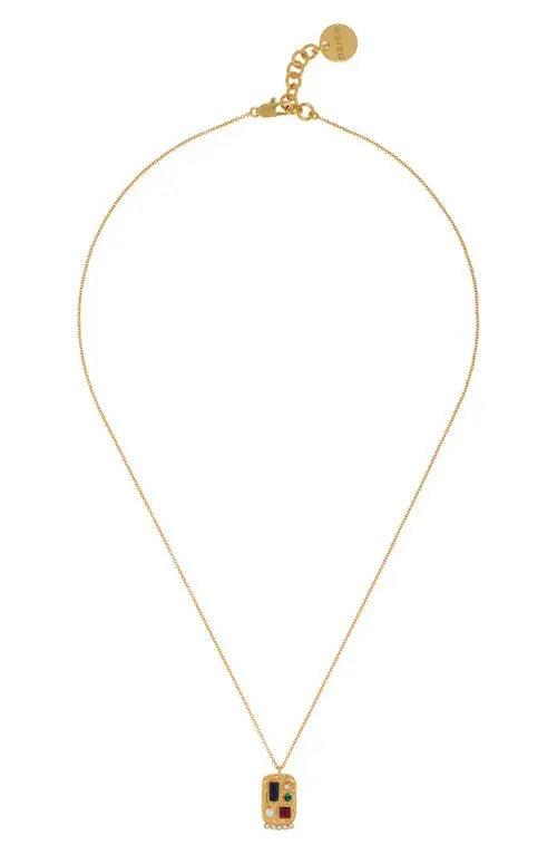 REISS Sylar Crystal Pendant Necklace
