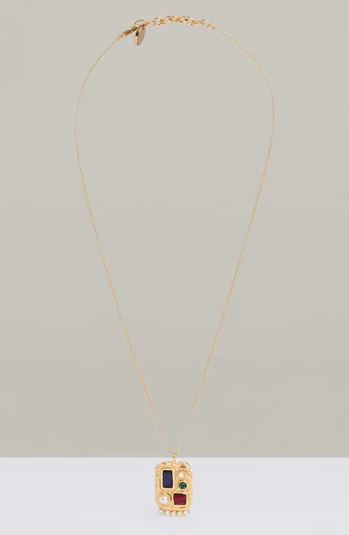REISS Sylar Crystal Pendant Necklace