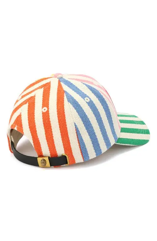 Kurt Geiger Multicolor Stripe Baseball Cap