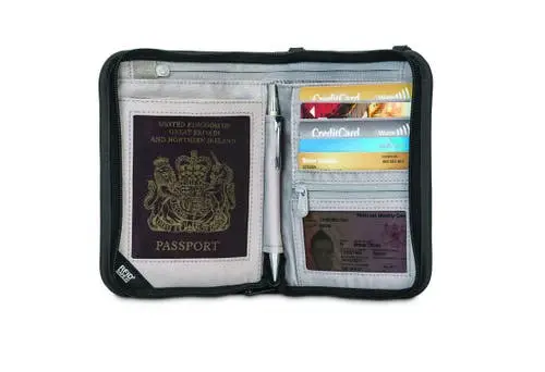 PACSAFE Rfidsafe V150 Anti Theft Rfid Blocking Compact Organiser