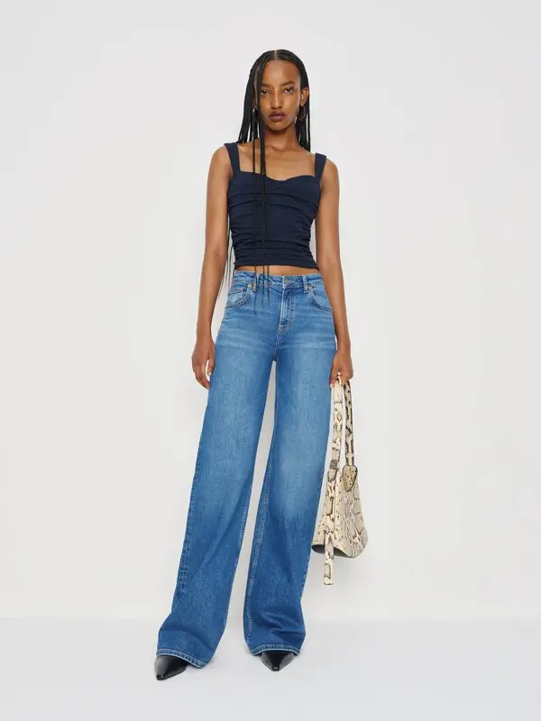 REFORMATION Trish Knit Top - Blue