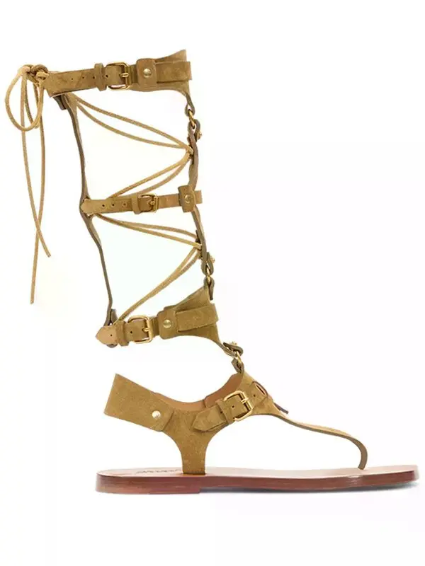 Isabel Marant Nensi Gladiator Sandals - Neutrals