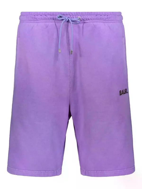 BALR. Cotton Bermuda Shorts - Purple