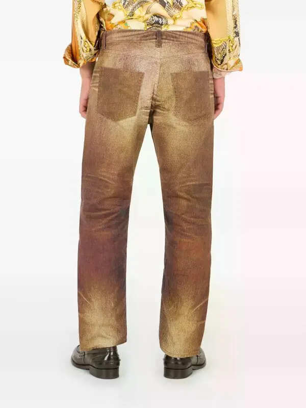 Roberto Cavalli Faded-effect Jeans