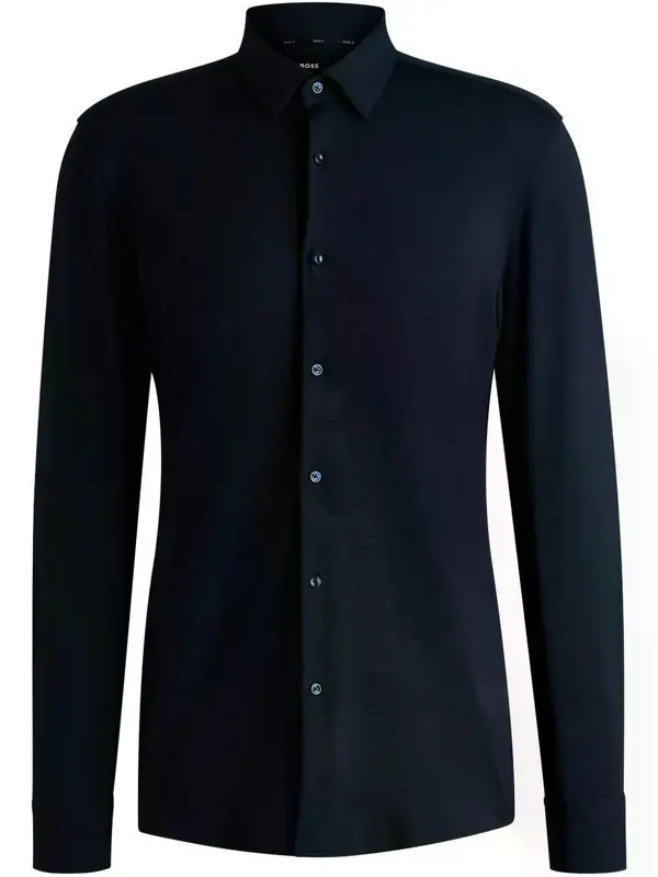 BOSS Button-up Shirt - Blue