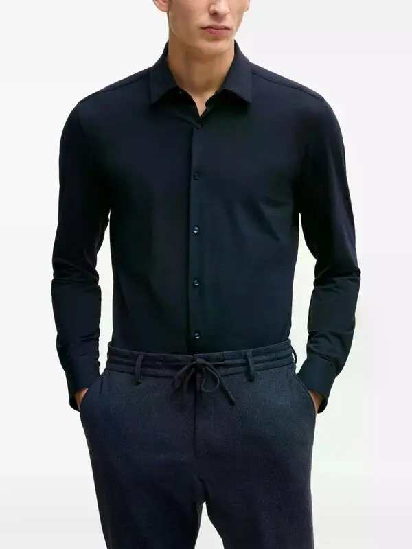 BOSS Button-up Shirt - Blue